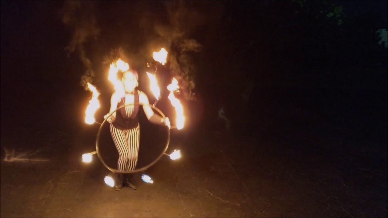 Creepy Circus Hoop Dance - YouTube