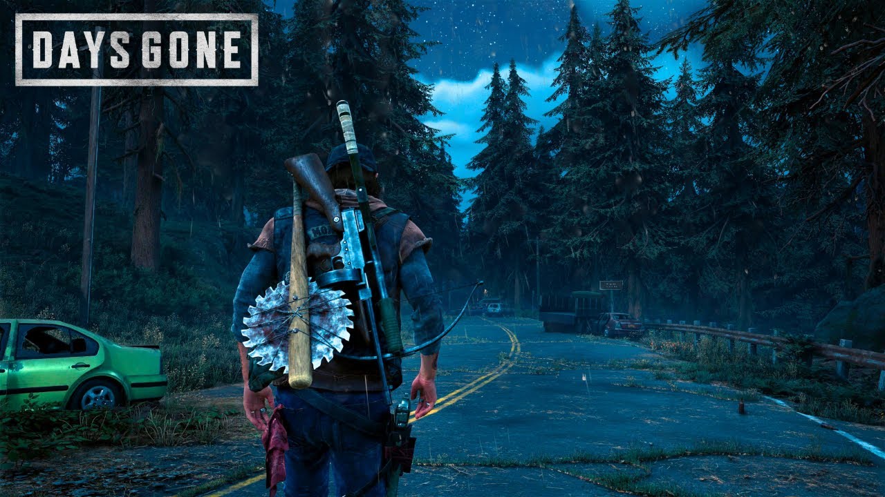 [4K] Relaxing Walk in Stormy Post-Apocalyptic Oregon (Days Gone ...