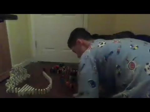 How Make Dominoes Biggest Triangle and Card - YouTube