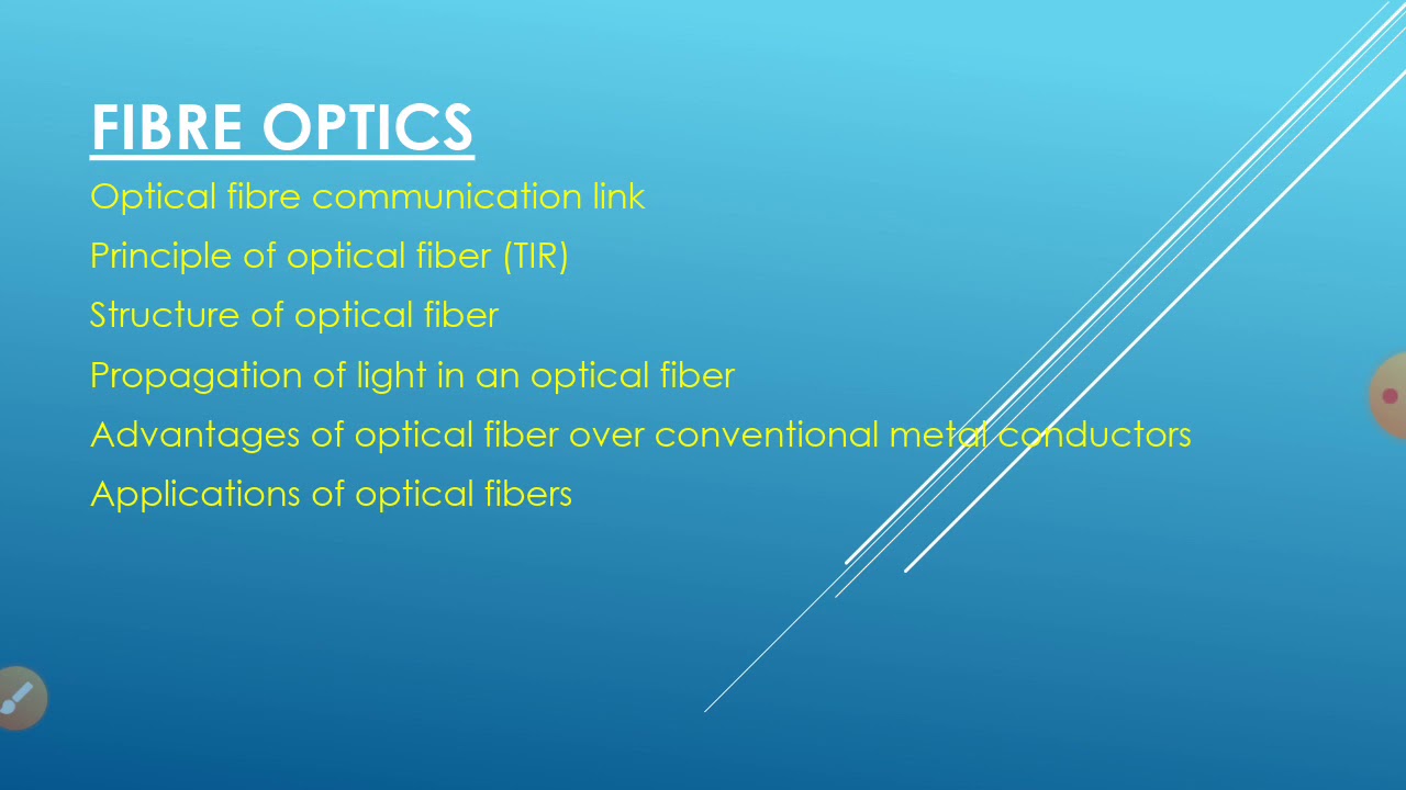 Applications of optical fibers - YouTube