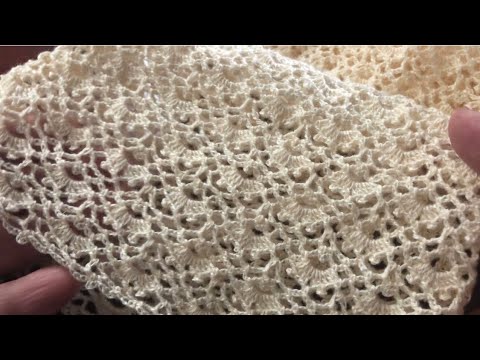🧶HOW TO CROCHET CIRCULAR / LACE PATTERN 4 ROWS - YouTube