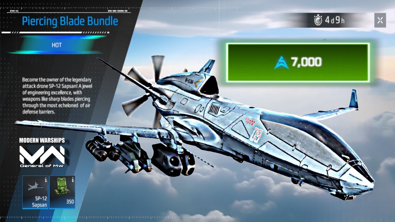 Modern Warships: "SP-12 SAPSAN" New Drone Review - Is It Worthy🤔 7k ...