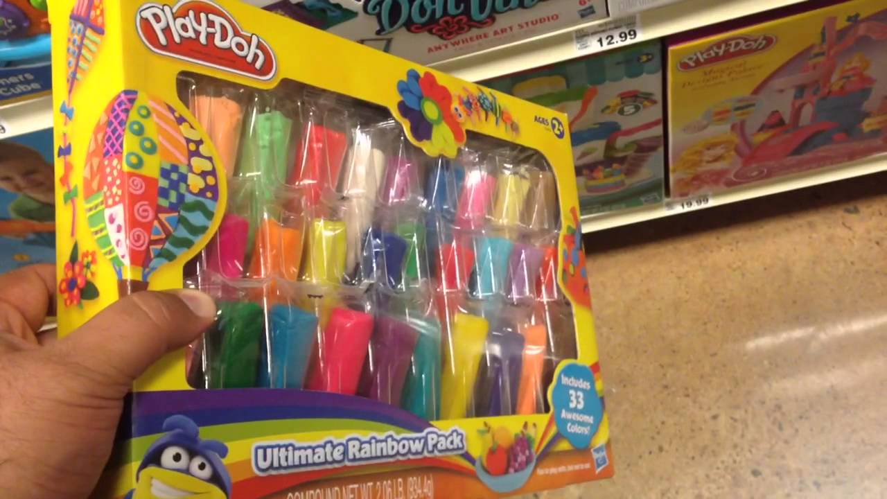 PLAY-DOH ULTIMATE RAINBOW PACK [33 Awesome Play-Doh Colors] TOY REVIEW ...