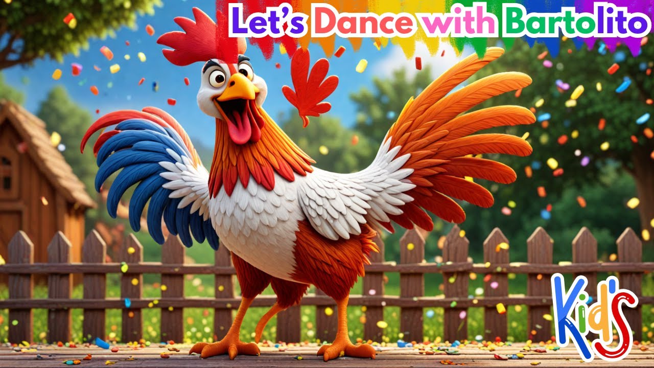 Let’s Dance with Bartolito | The Happiest Rooster Song for Kids| Kids ...