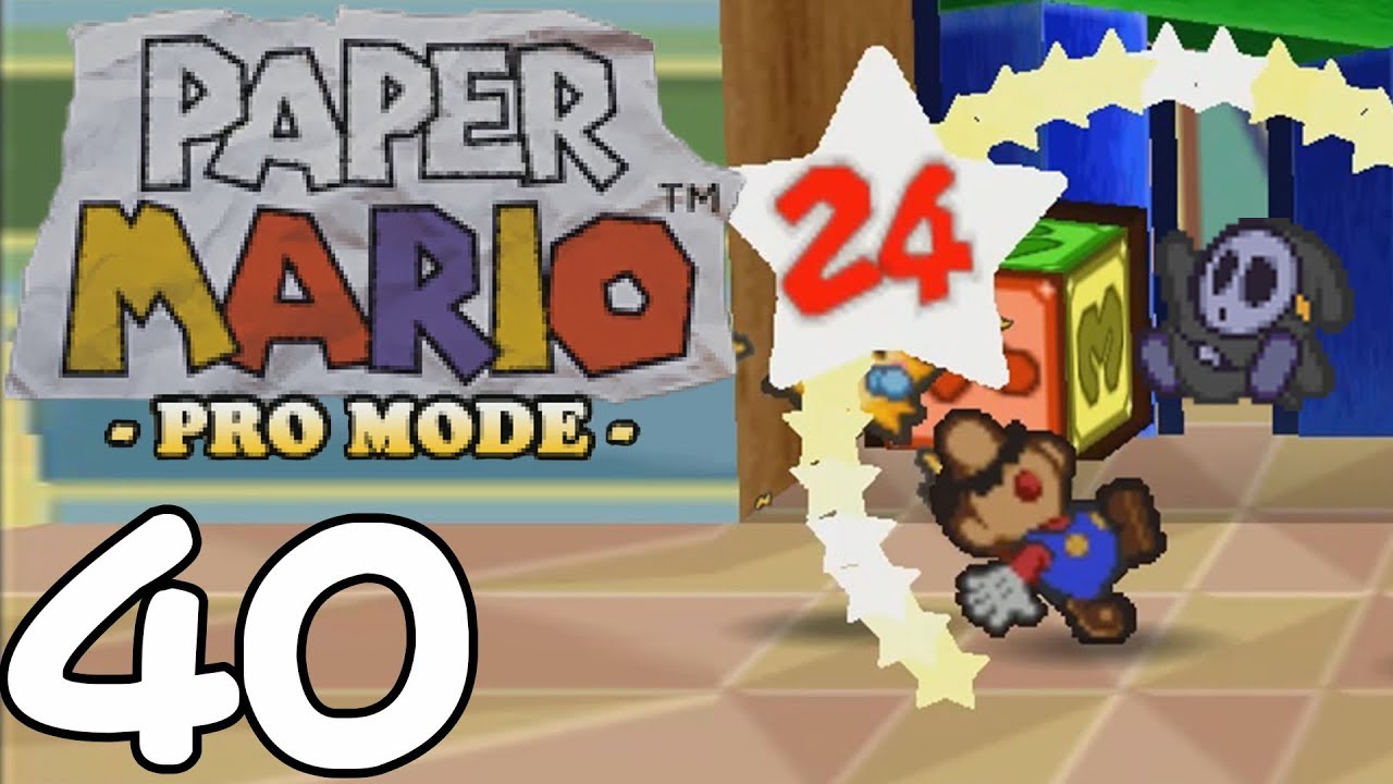 Paper Mario Pro Mode BLIND [40] "Anti Die" - YouTube