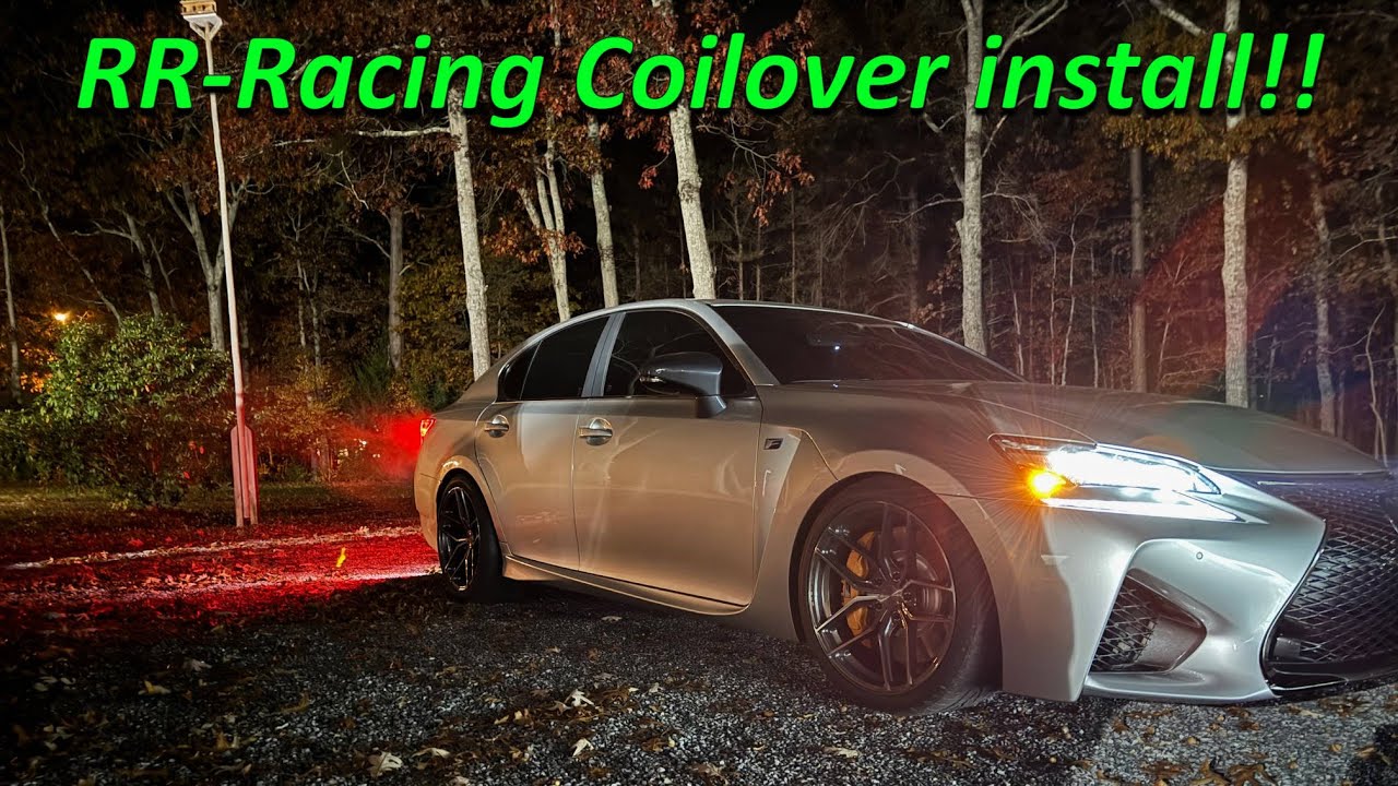 We install RR-Racing (Silvers) Coilovers in our Lexus GS-F!! - YouTube