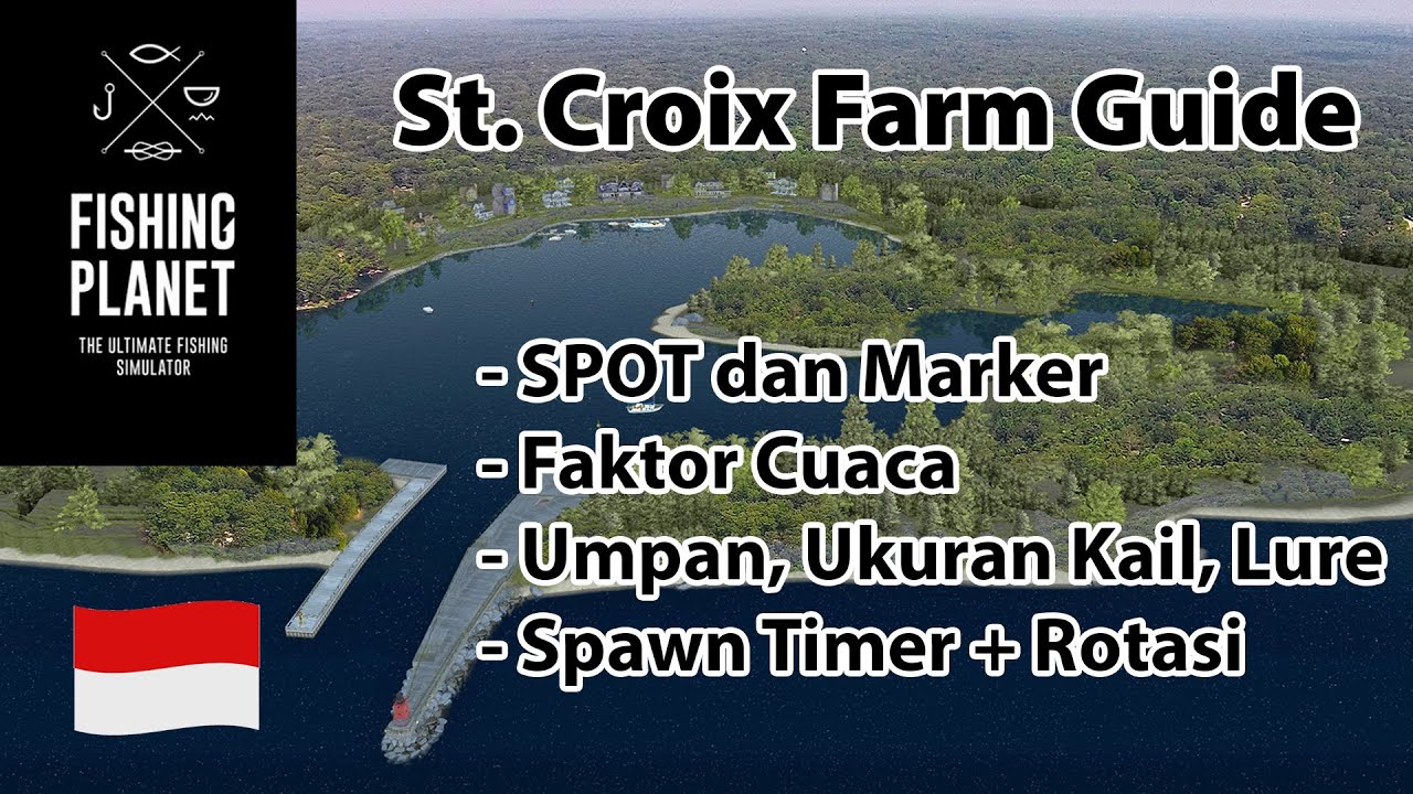 Guide lengkap dan detail cara farming di St Croix - Fishing Planet [#3 ...