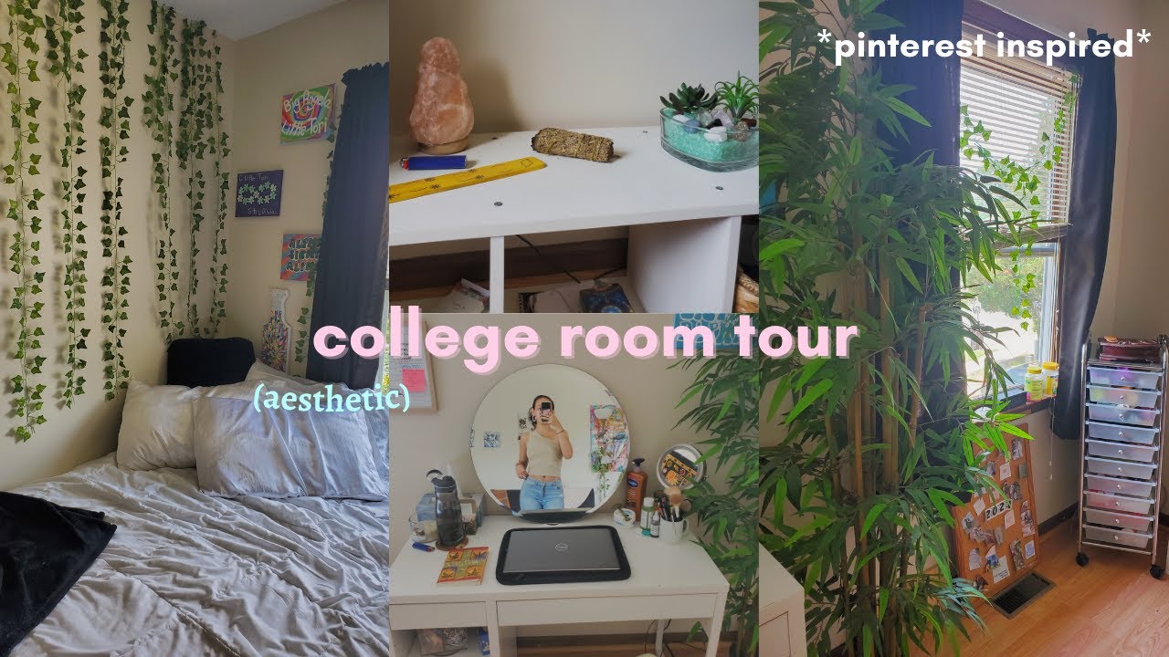 PINTEREST COLLEGE ROOM TOUR - YouTube