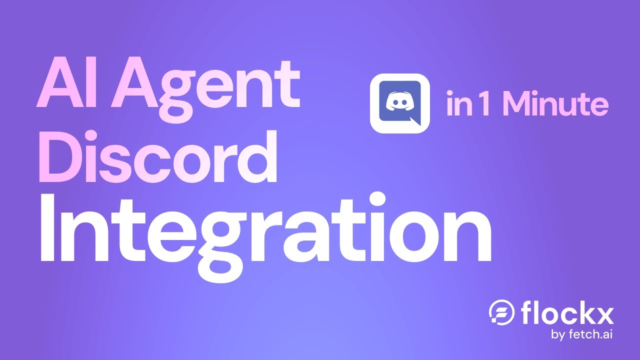 Integrating AI Agent to Discord in 1 Minute | Quick Guide - YouTube