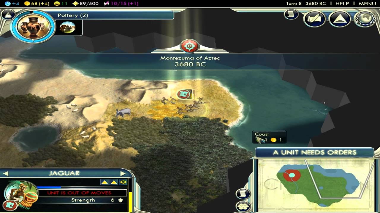 Lets Play Civ 5 Aztecs Ep 1 - YouTube