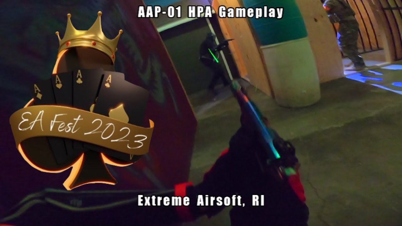 EA Fest '23 Gameplay // aap-01 // Extreme Airsoft RI - YouTube