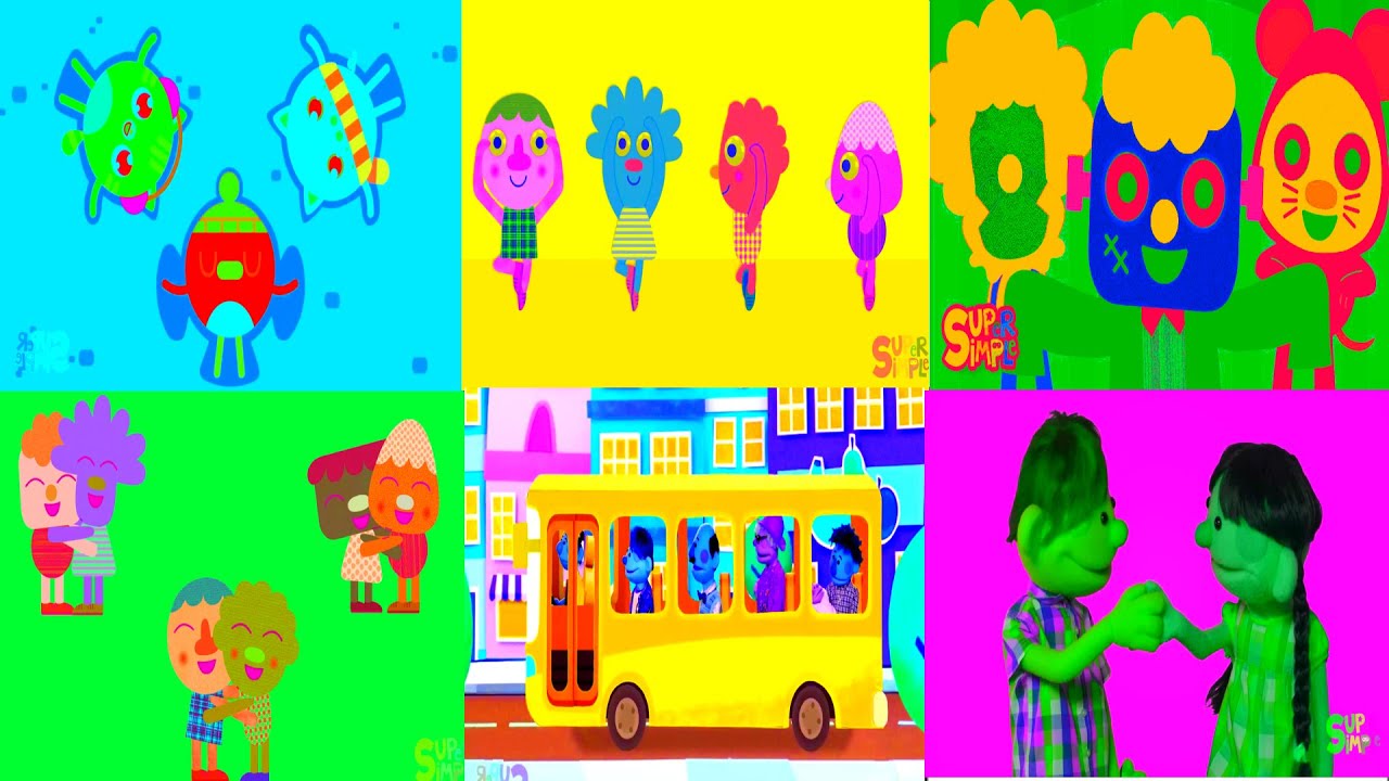 The Wheels On The Bus Super Simple, Noodle & Pals Effects - Sponsored ...