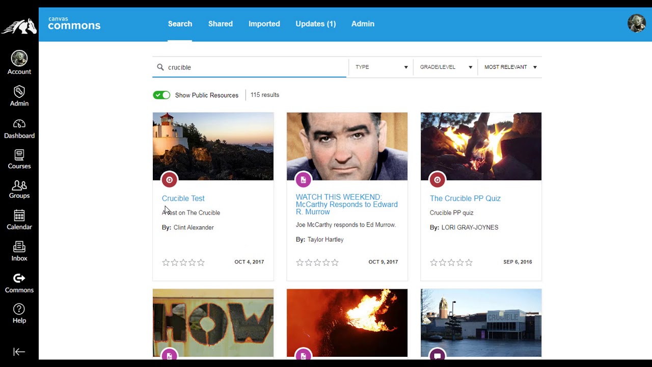 How to Use Canvas Commons - YouTube