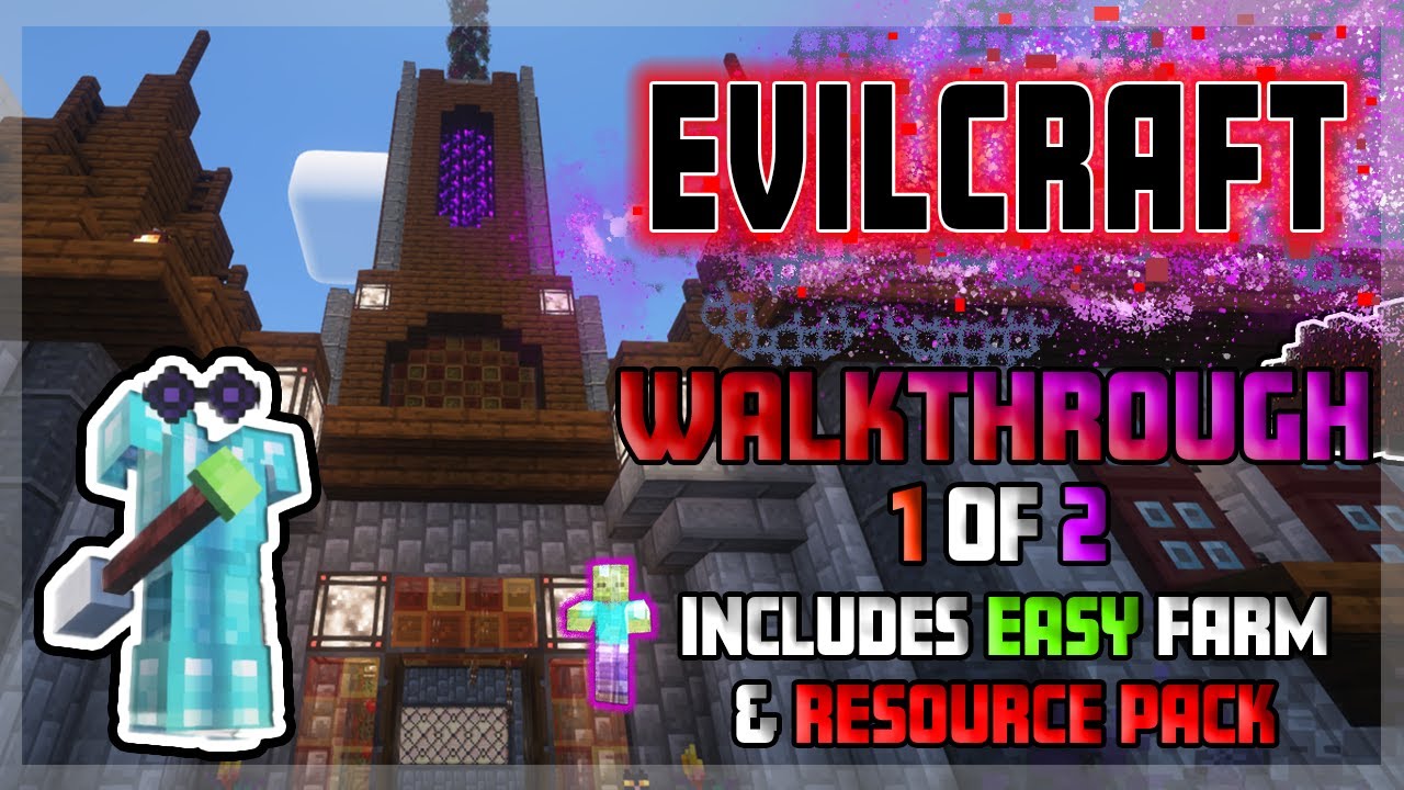Minecraft 🩸 EvilCraft 🩸 Walkthrough 1 of 2 - YouTube