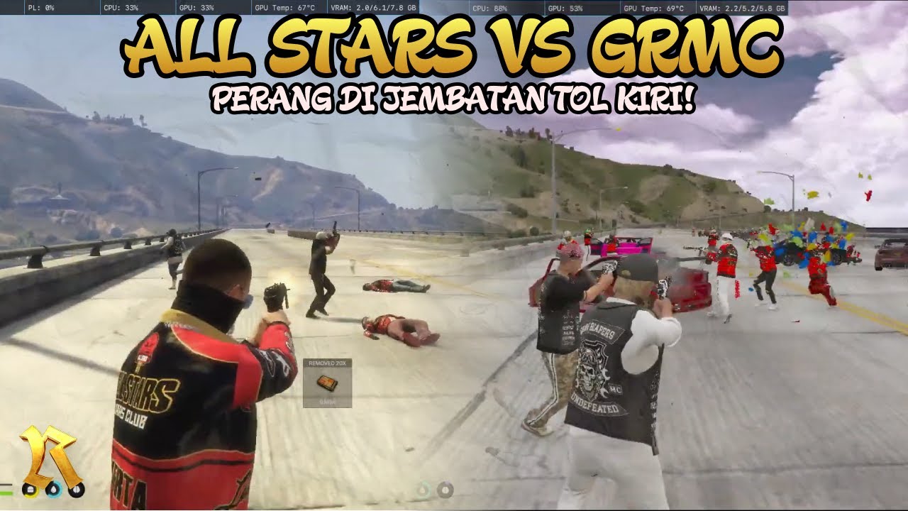 [Pt.2] : ALL STARS VS GRMC - GRMC MENERIMA TANTANGAN ALL STARS!! # ...