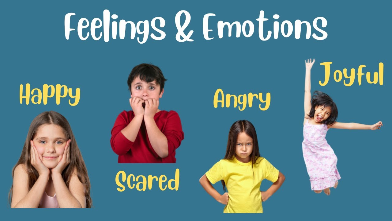 Feelings And Emotions For Kids Preschoolers - Action Words For Kids ...