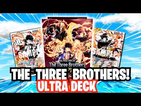 The Three Brothers Ultra Deck Is Here!! One Piece ST-13 Ultra Deck ...