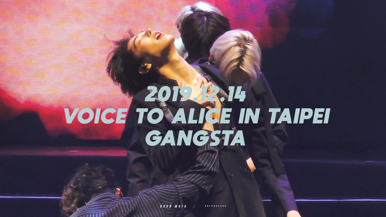 [4K] 191214 VOICE TO ALICE IN TAIPEI - GANGSTA COVER DANCE (VICTON ...
