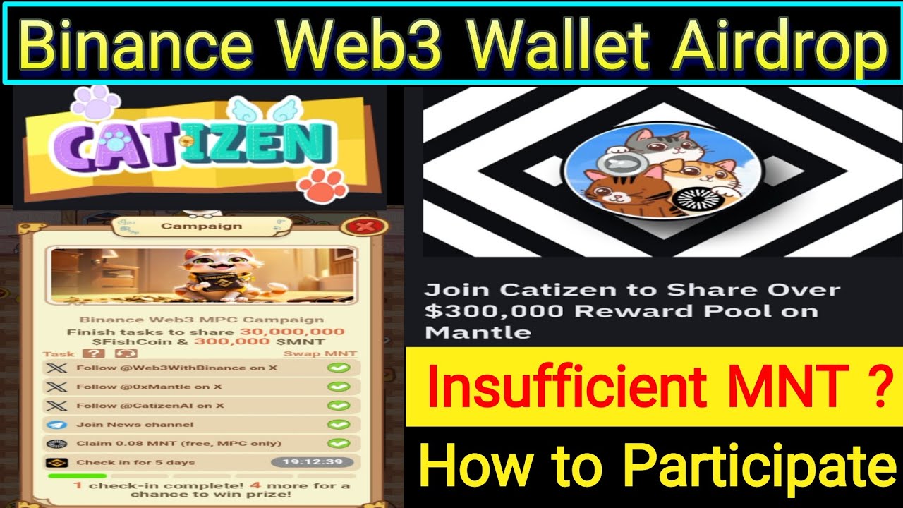 Binance Catizen Airdrop | Web3 Wallet New Airdrop - YouTube