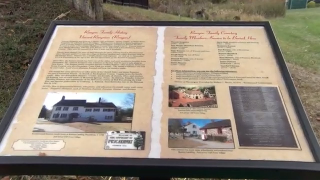 Runyon Cemetery Plague Dedication - YouTube