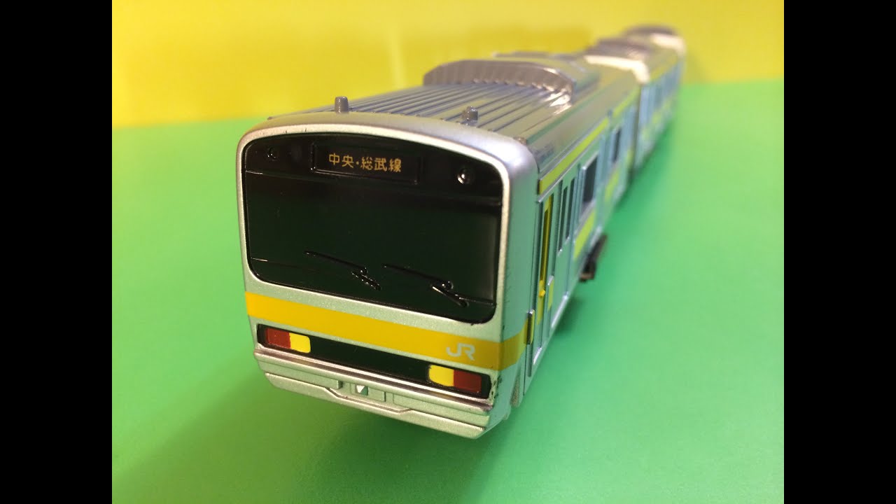 unbox TOMY Plarail S-49 Sobu Line E231 series with sound system (01391 ...