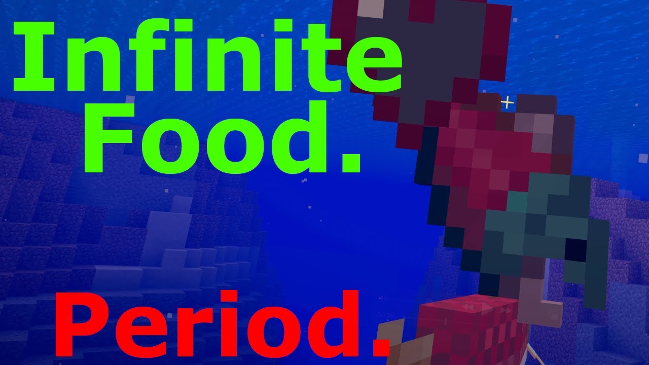 INFINITE Food Glitch in Minecraft - YouTube