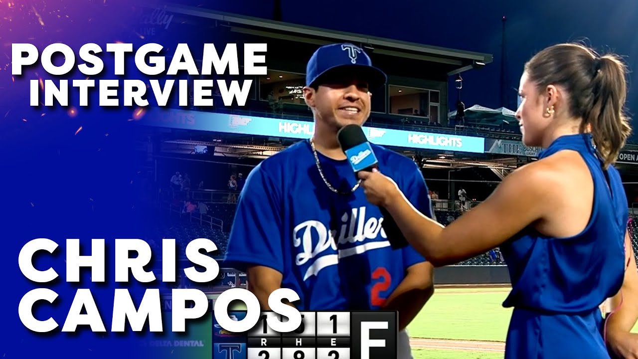 Postgame Interview with Tulsa Driller, Chris Campos - YouTube