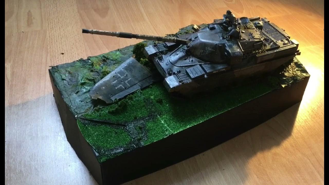 Tamiya Chieftain mk5 diorama - YouTube