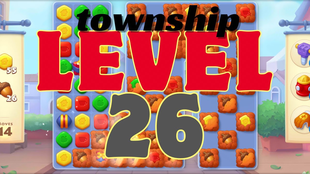 Township game level 26 beginner fun mini game - YouTube