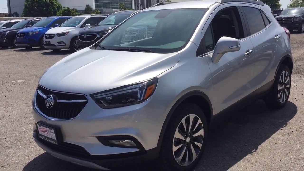 2018 Buick Encore AWD Essence Leather Heated Steering Silver Oshawa ON ...