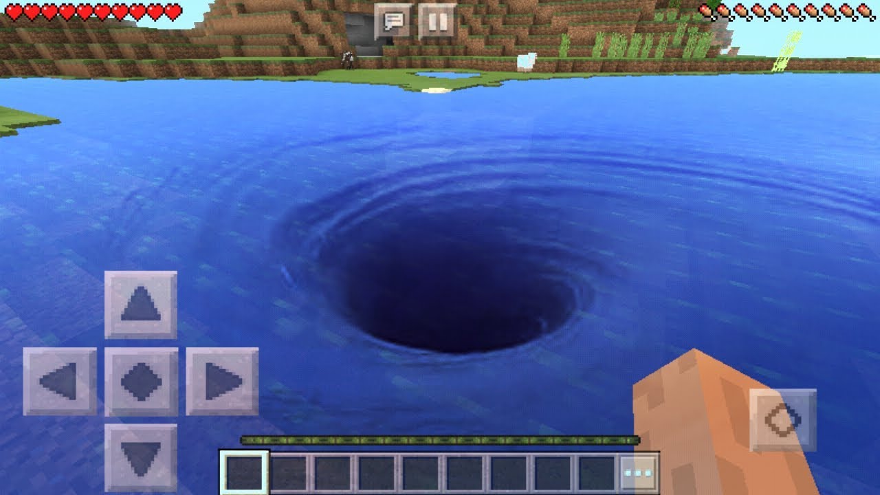 Realistic Whirlpool Trick in MCPE 1.2! (Minecraft PE) - YouTube