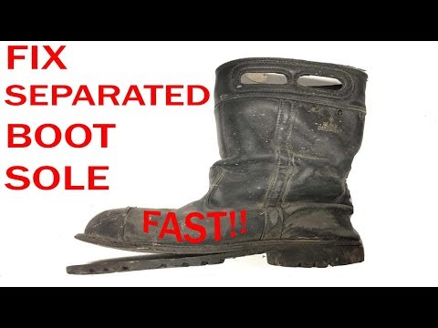 How To Repair A Separating Sole On My Shoe