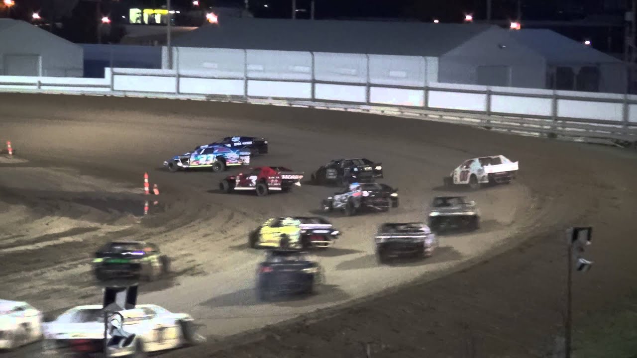 IMCA Northern Sport Mod feature Independence Motor Speedway 8/22/15 ...