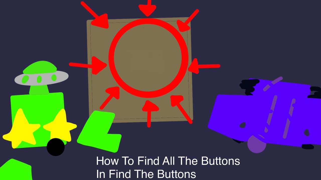 How To Find All The Buttons In Find The Buttons - YouTube