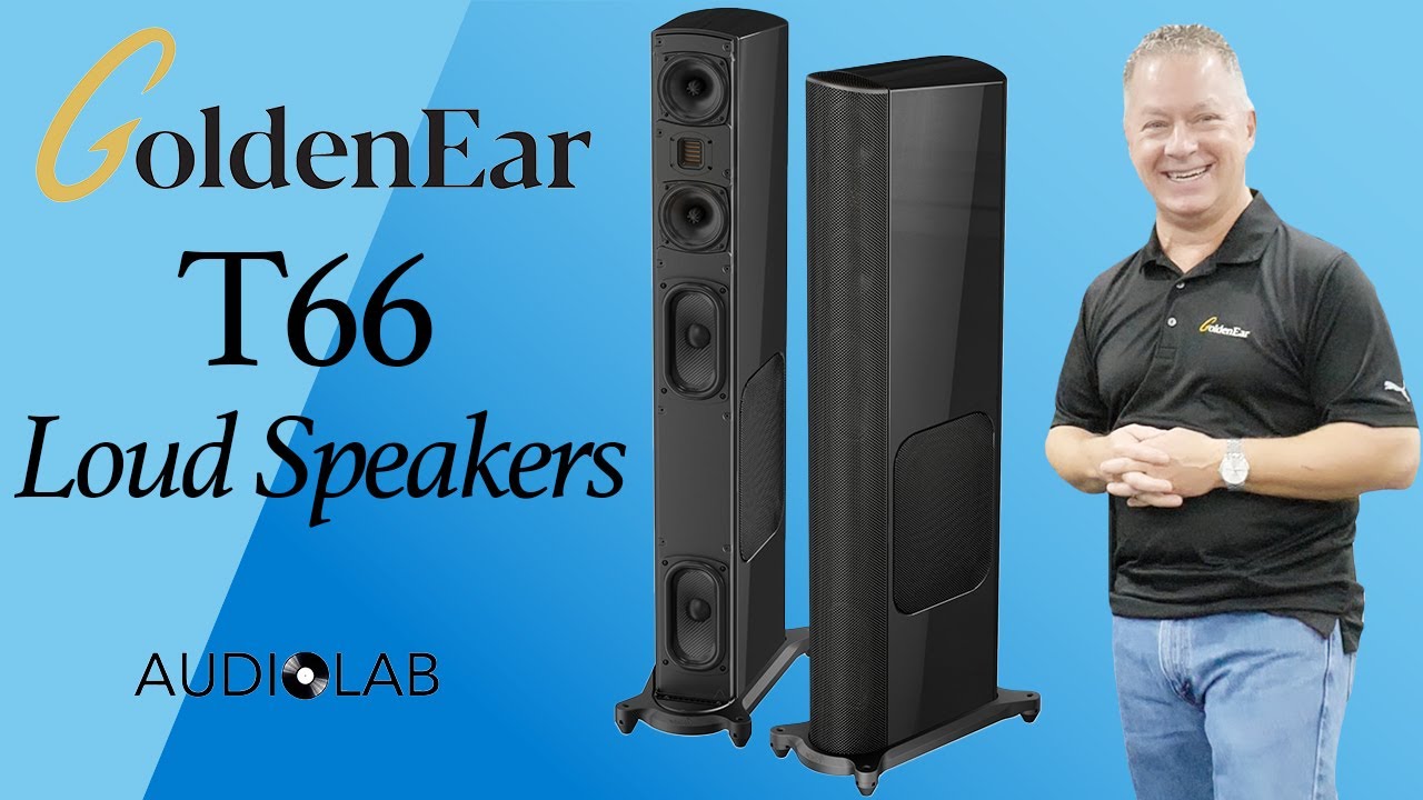 GOLDENEAR T66 TOWER SPEAKER WITH POWERED BASS with Chris Volk - YouTube