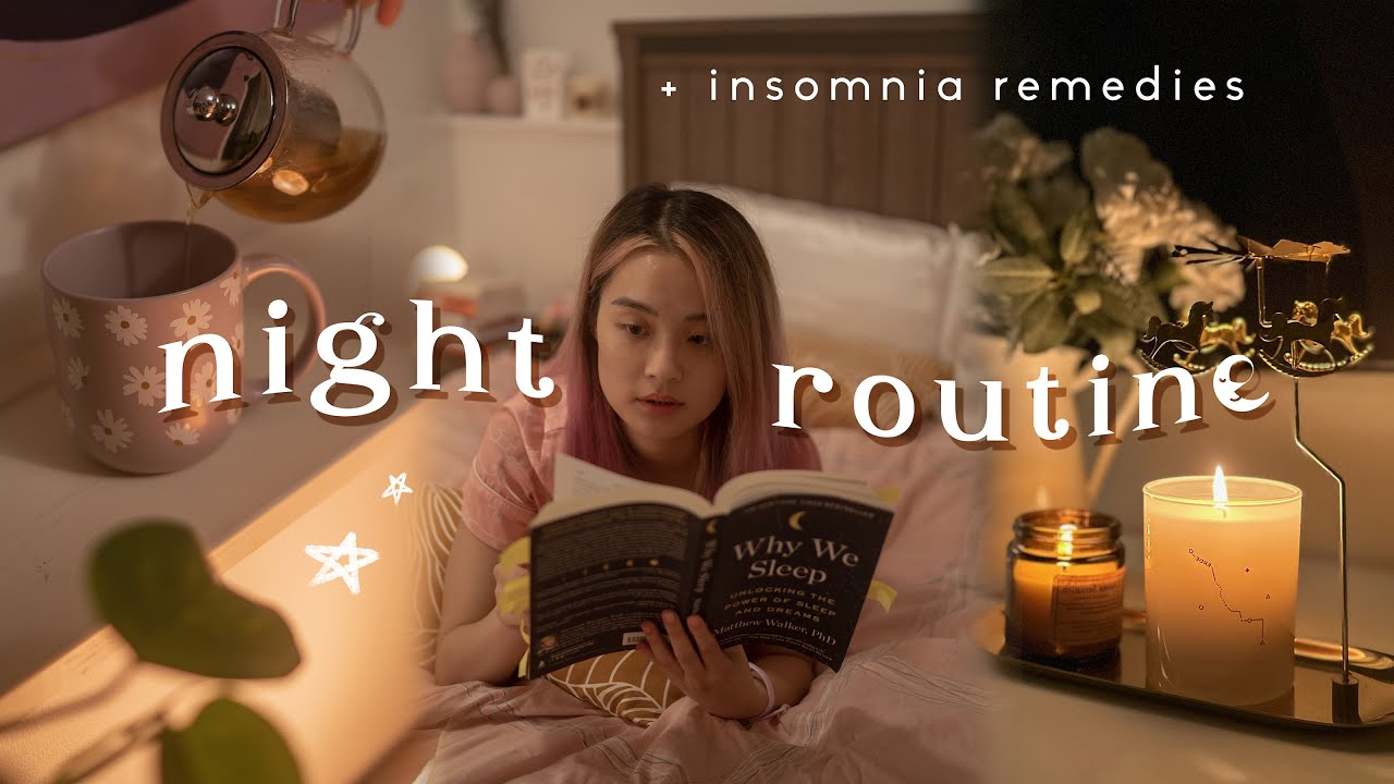 🌙 try this night routine for deep sleep | my insomnia diary - YouTube