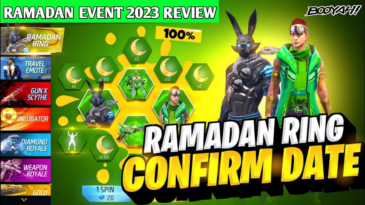 FF New Ramadan Event 2023 All Items Review | Ramadan Event New Bundles ...