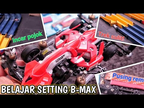 Belajar Setting Tamiya B-MAX [Mini 4wd / ミニ四駆] - YouTube