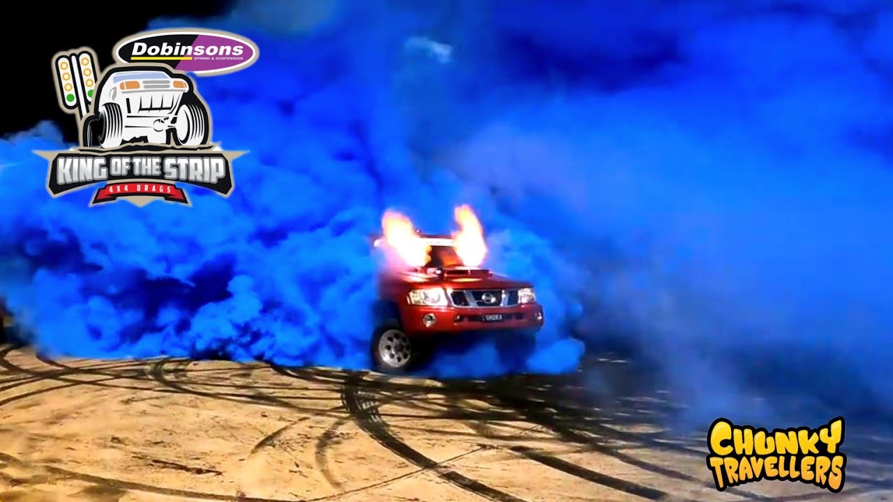4X4 Drag Racing, Crazy Skids & A Bomb Threat? Dobinson's King of the ...