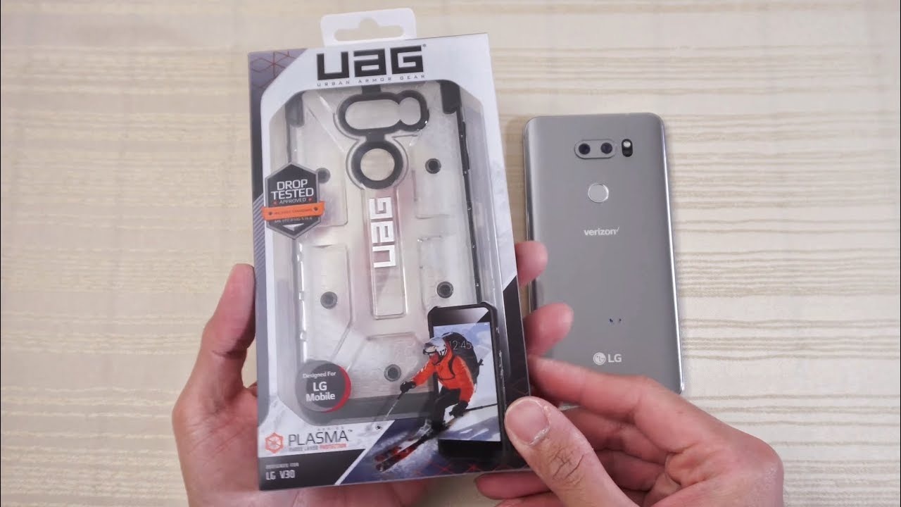 Best Case for LG V30? UAG Plasma Case Review! - YouTube