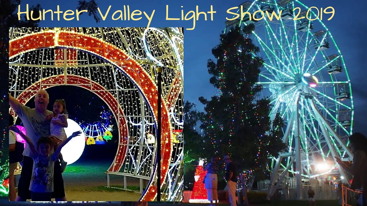 Looney Mooney's at the Hunter Valley light show - YouTube