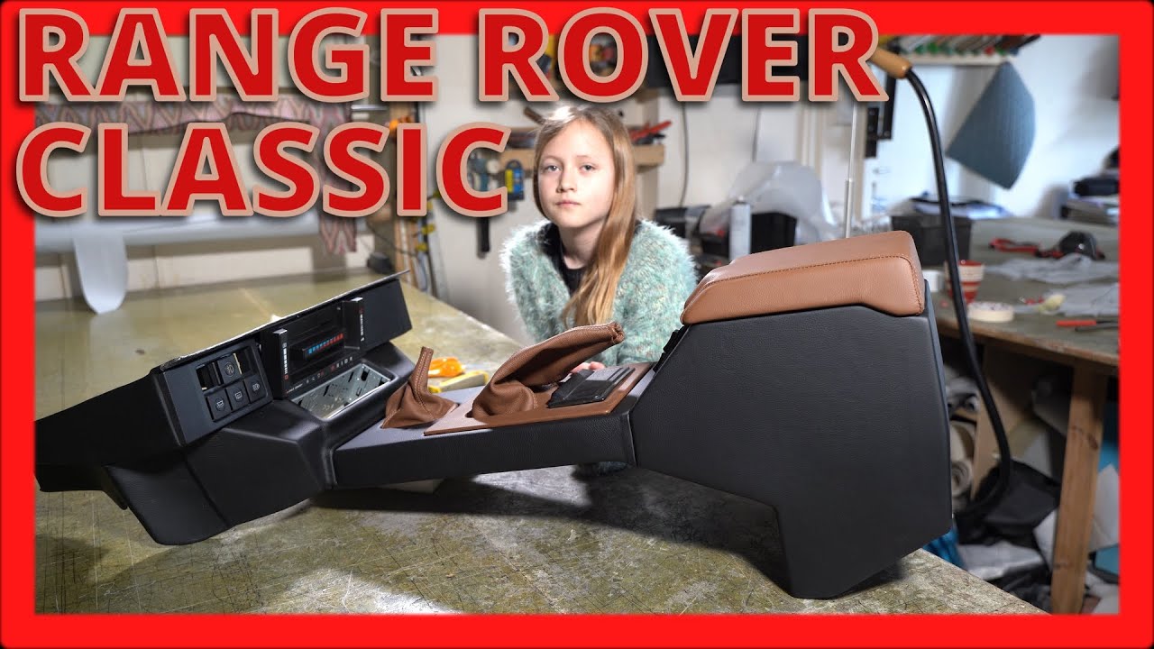 Leathering a Ranger Rover Classic centre console part 2 Auto upholstery ...