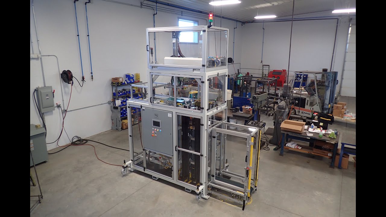 IMS Super High-Speed Tote Stacker - YouTube