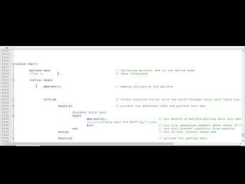 Mailbox w.r.p.t System Verilog. - YouTube