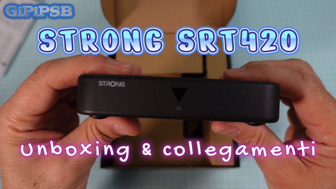 Decoder DVB-T2 con Netflix certificato STRONG SRT420 - unboxing ...