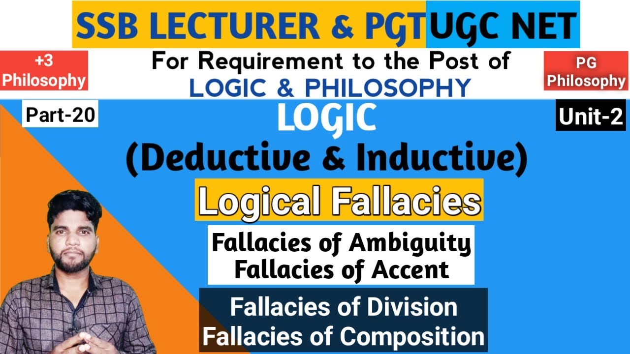 Informal Fallacies, Fallacies of Ambiguity, Fallacies of accent - YouTube