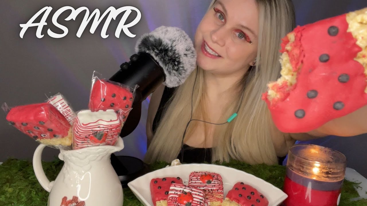 ASMR - Ladybug & Rice Krispies Treats - Peak ASMR - YouTube