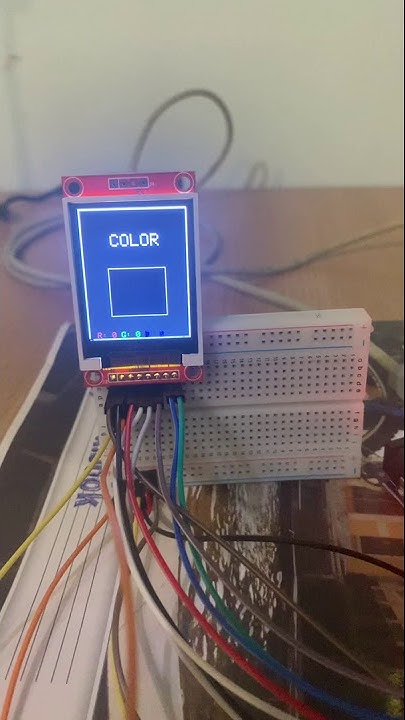 Display of the color recognition system - YouTube