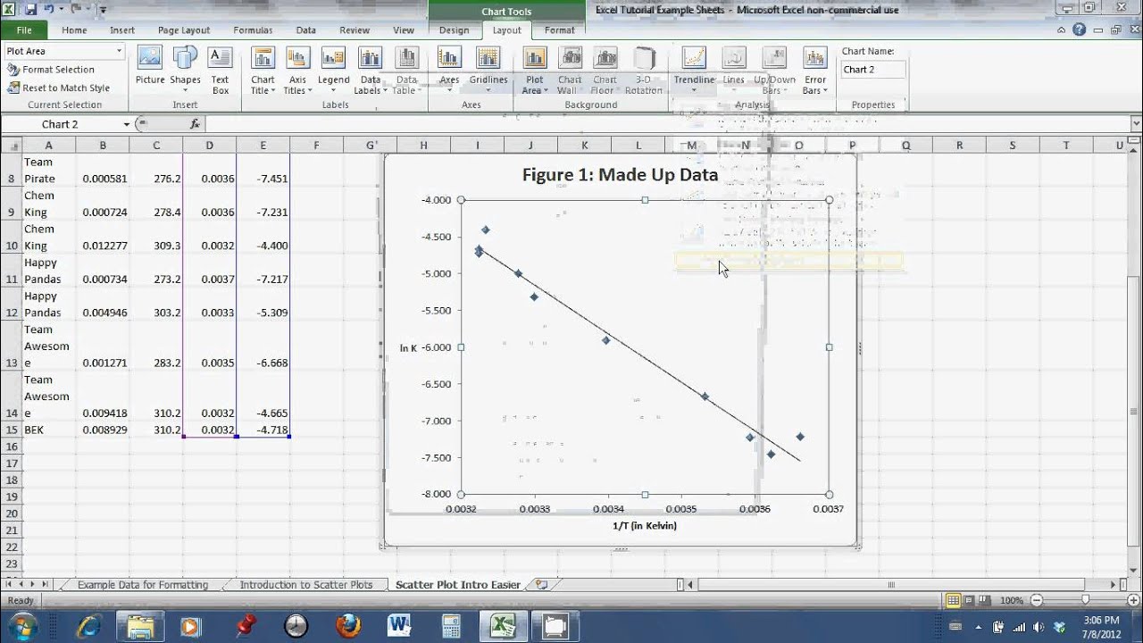 Scatter Plots in Excel - YouTube