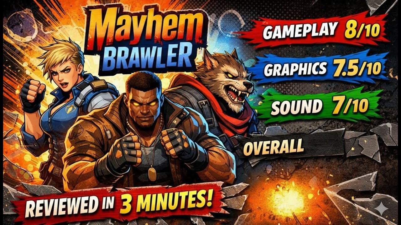 Mayhem Brawler Review – Chaotic Arcade Action in 3 Minutes! | Hidden ...